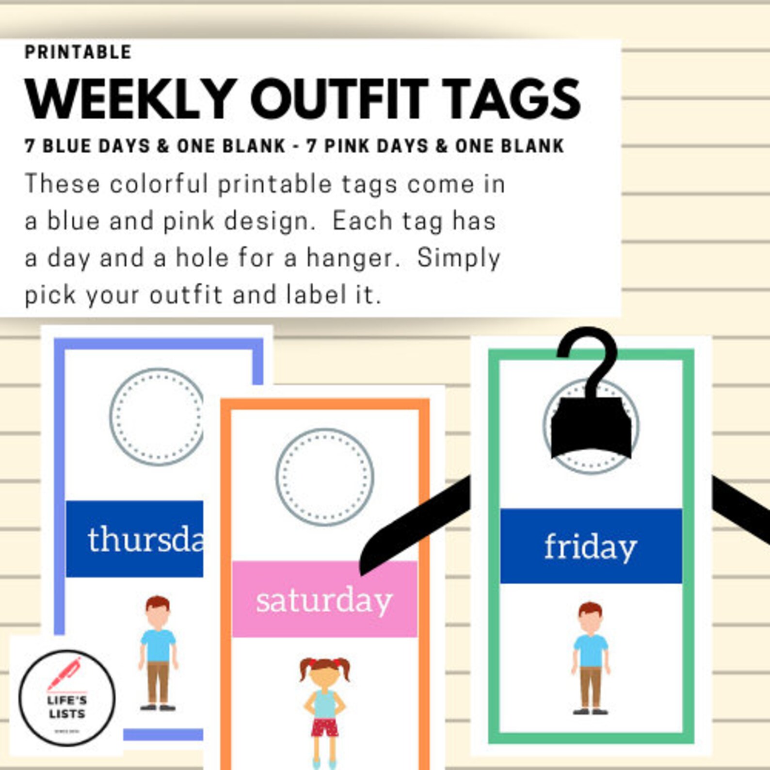 Kids Clothing and Closet Labels Nursery Labels Printable | Etsy