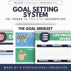 The Complete Goal Planning and Bucket List System | Goal Planner | Goal ...