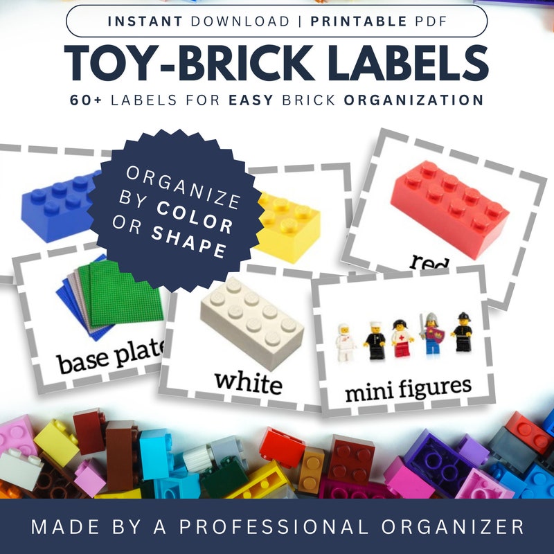 Lego labels - Etsy