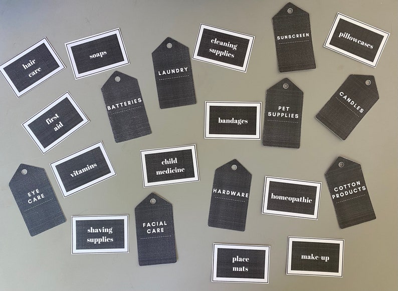 Linen Closet Labels | 63+ Printable Organization System (digital ...