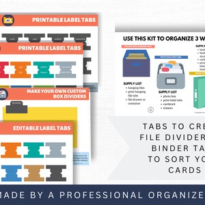 Greeting Card Organizer and Filing System | Birthday Tracker ...