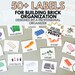 Building Bricks Organization System Printable Labels - Etsy Canada