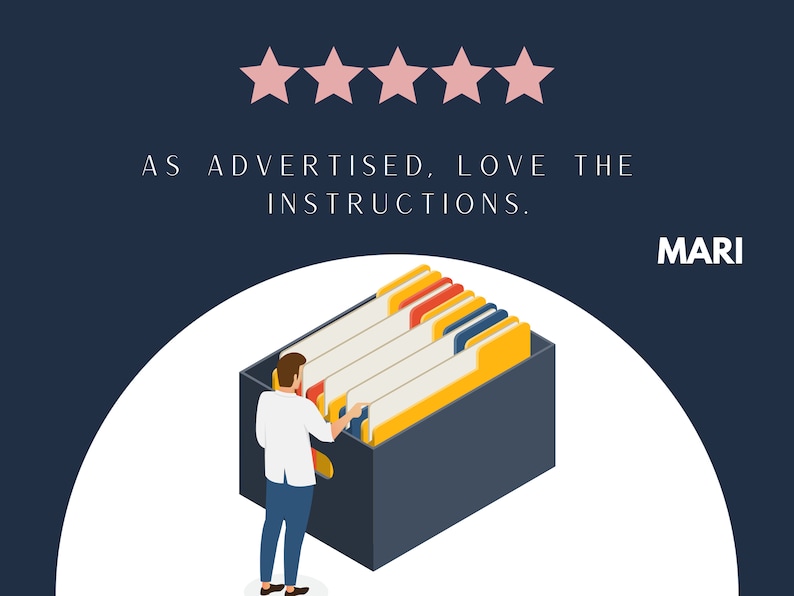 Tax Organizer Printable Filing System for Easy Bookkeeping | Instant ...