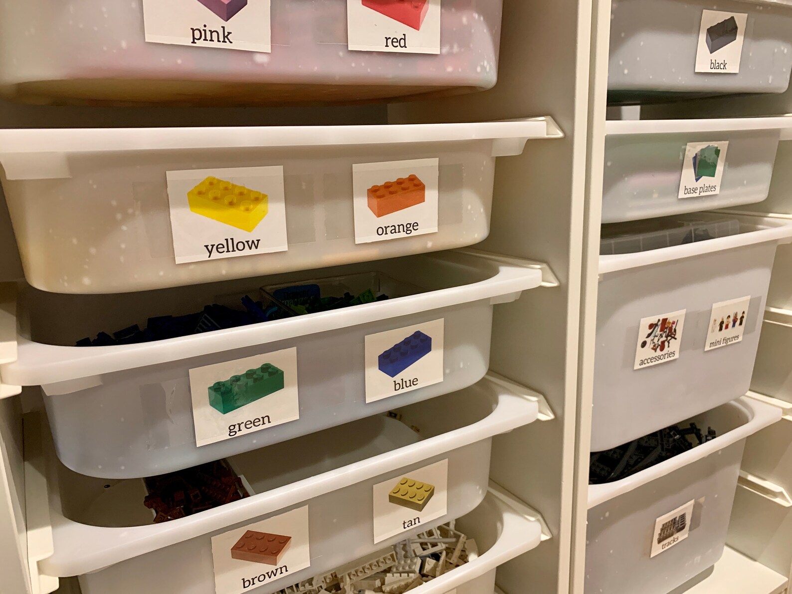 Building Bricks Organization System Printable Labels Toy - Etsy