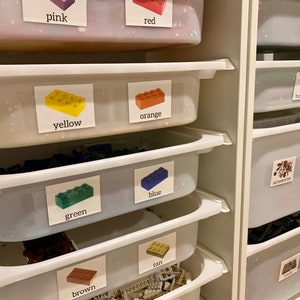 Building Bricks Organization System Printable Labels Toy - Etsy