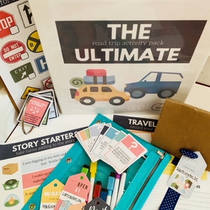 Road Trip Activity Pack - Printable Kids Activities - Life’s Lists - Etsy