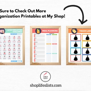 30 Day Challenge for Organization | Printable Planner | Home ...