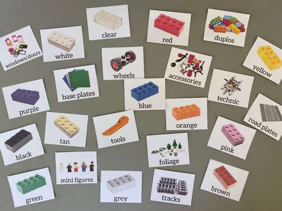 Building Bricks Organization System Printable Labels Toy - Etsy