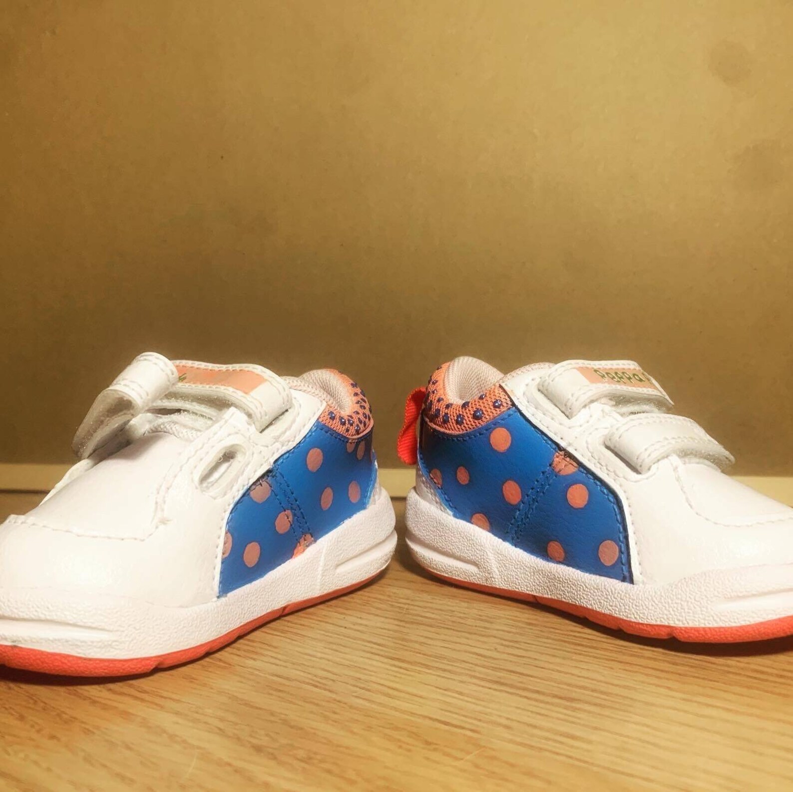 Peppa Pig Custom Nike Pico. Baby Size 2.5 Pink/white/blue - Etsy