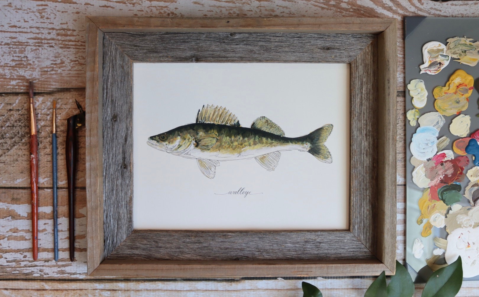 WALLEYE Yellow Pike Fishing Freshwater Fish Lake - Etsy Canada