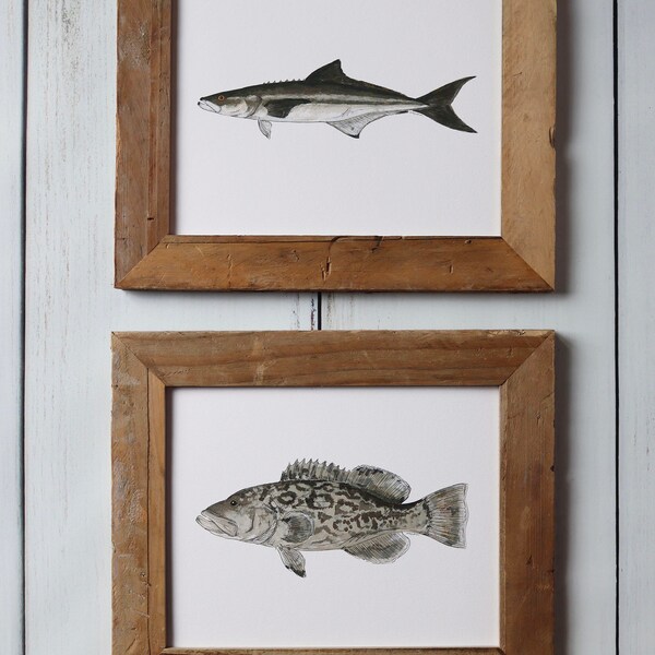 Deep Sea Fishing Prints - Etsy