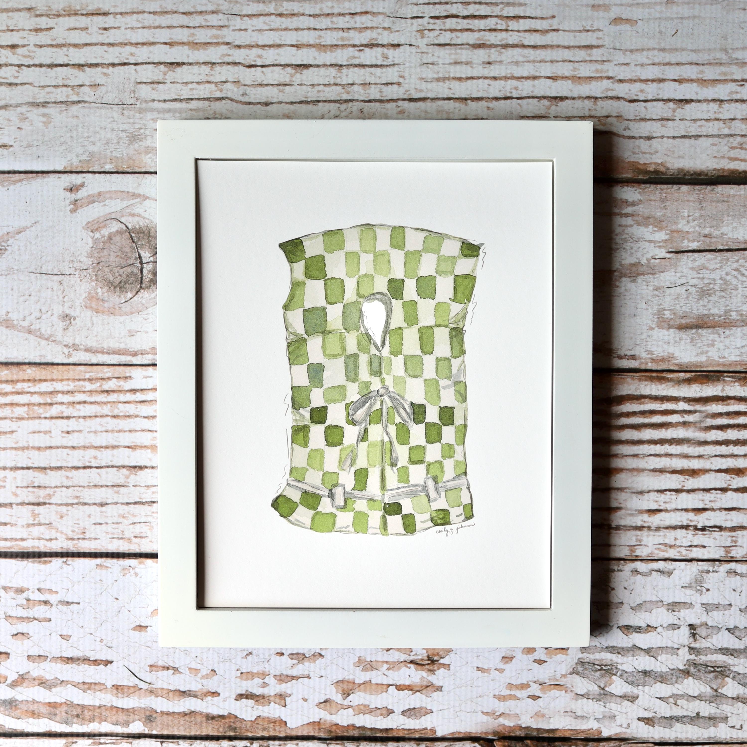 Watercolor Life Jacket Art Print | Lifesaver Artwork | Lake House Wall ...