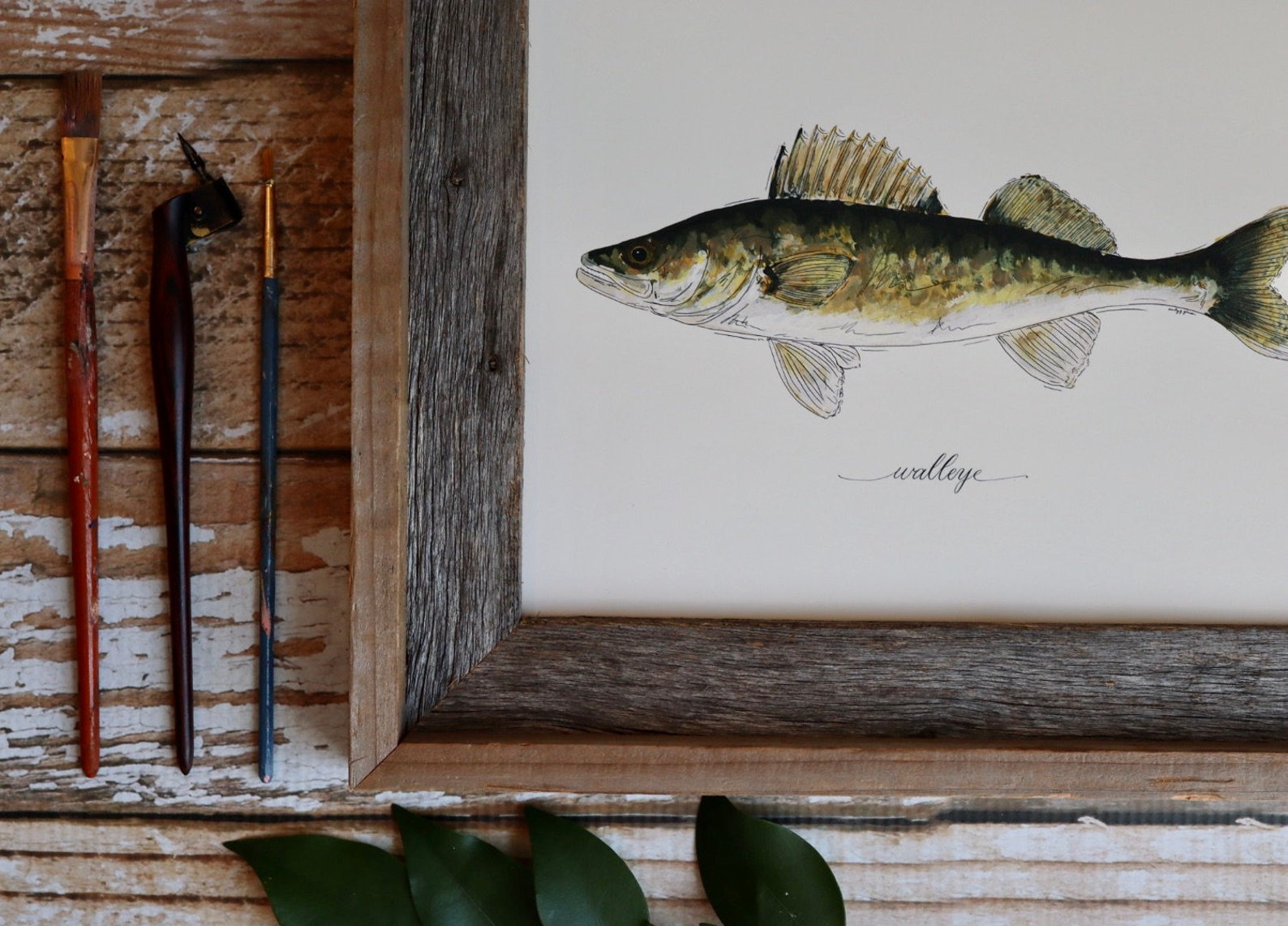 WALLEYE Yellow Pike Fishing Freshwater Fish Lake - Etsy Canada