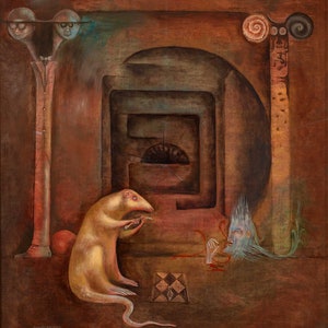 Vintage Art Print, Surreal Painting, Fantasy Art Leonora Carrington ...