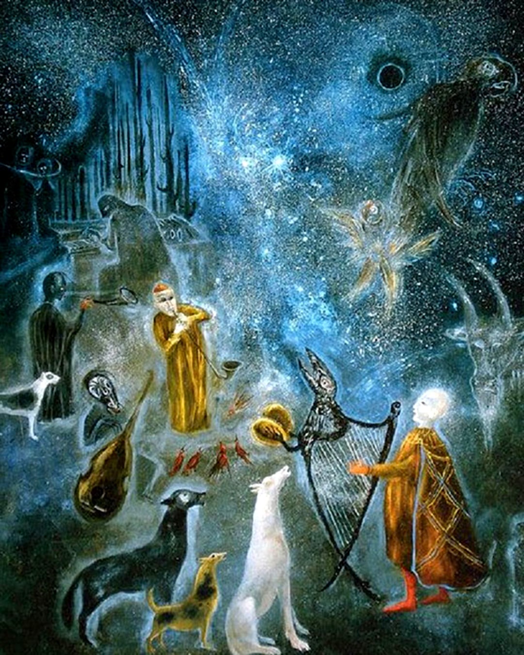 Vintage Art Print, Surreal Painting, Fantasy Art, Leonora Carrington ...