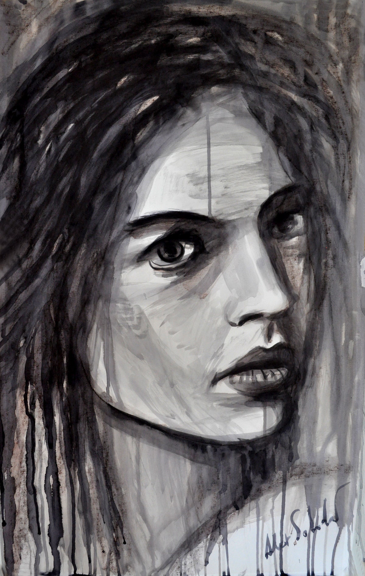 Original painting Portrait of Alex. Art & Collectibles Pastel Drawing ...