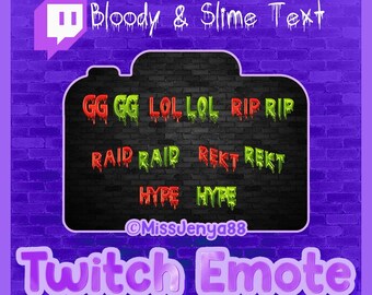 Animated Twitch Emote Blood - Etsy