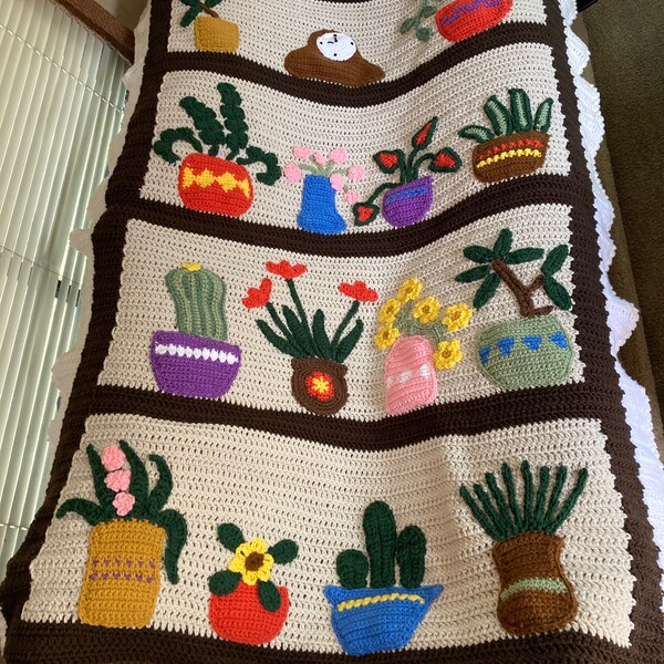 Crochet Hanging Shelf - Etsy