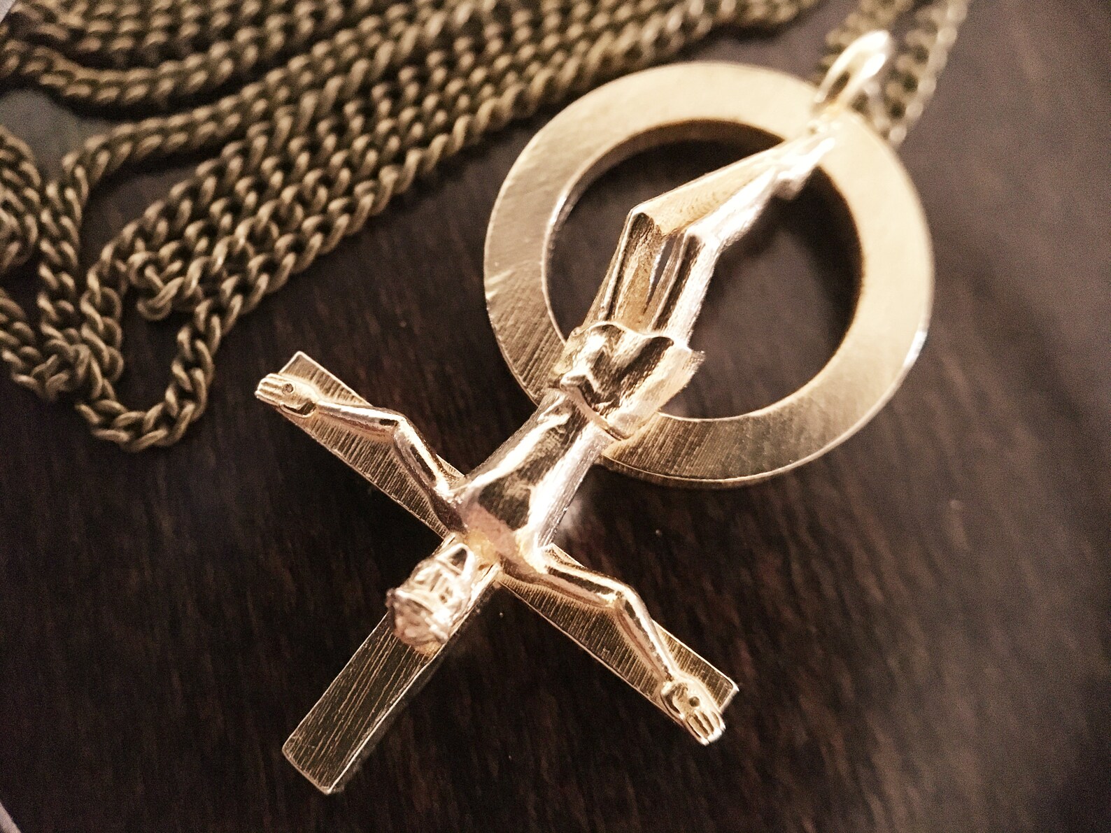 Venus Christ Inverted Crucifix Female Symbol | Etsy