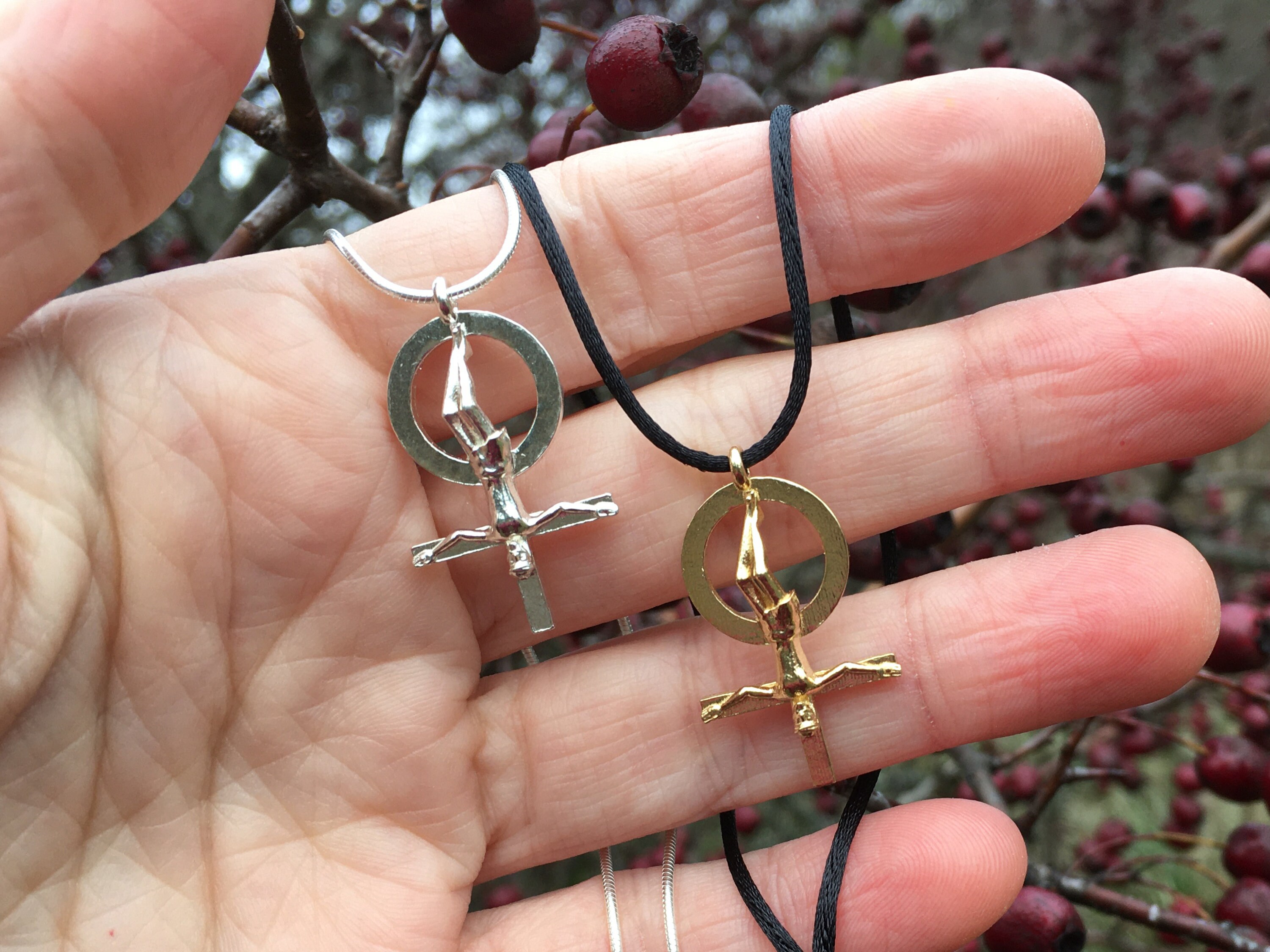 Venus Christ Inverted Crucifix Female Symbol - Etsy