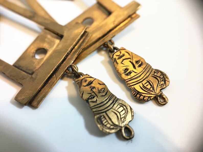 Guillotine Earrings - Historical Reproduction - Etsy