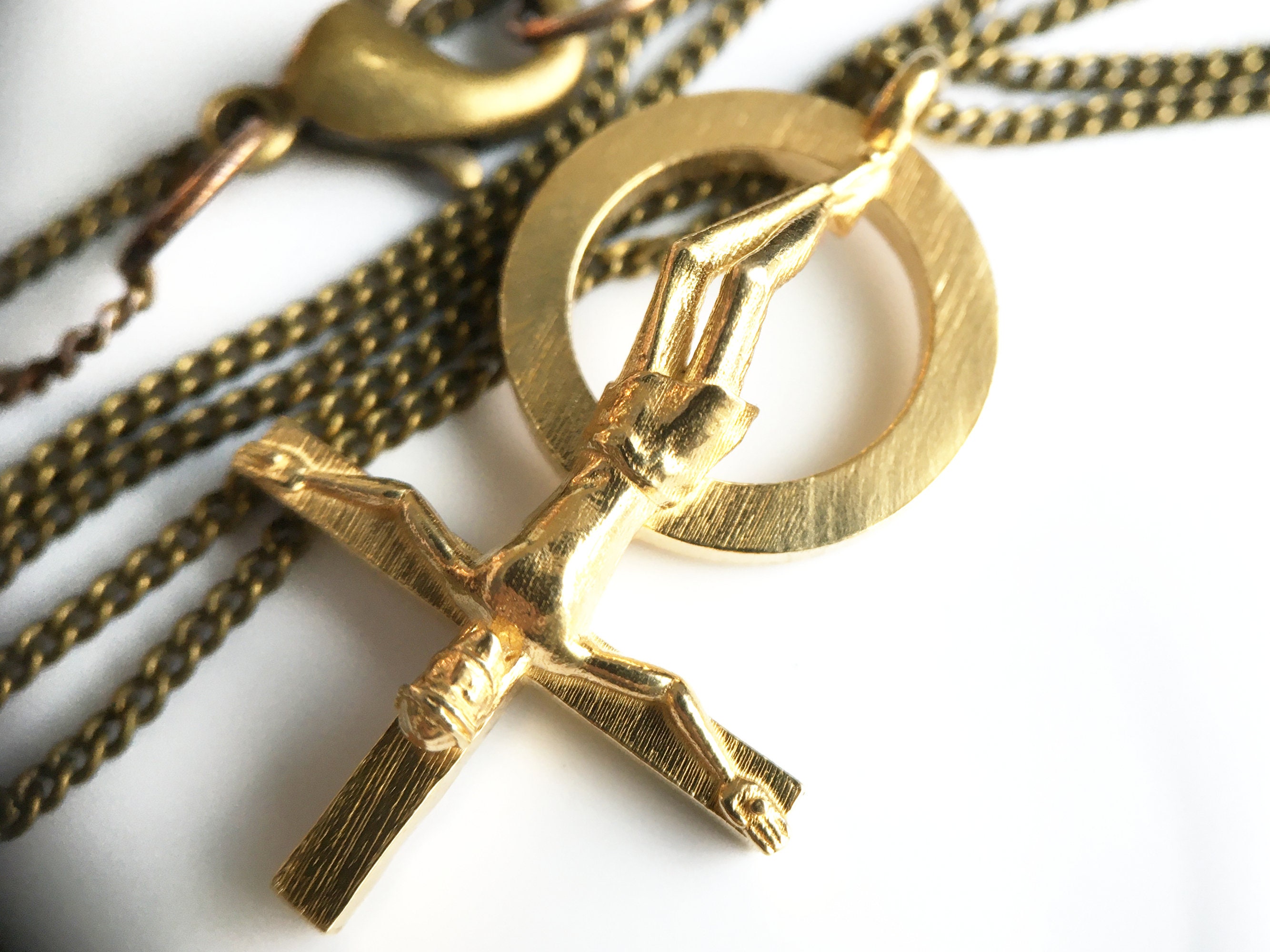 Venus Christ Inverted Crucifix Female Symbol | Etsy