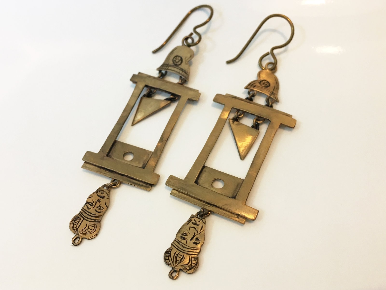 Guillotine Earrings - Historical Reproduction - Etsy