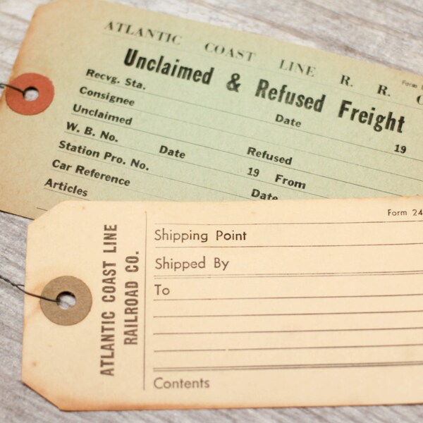 Vintage Hang Tags - Etsy