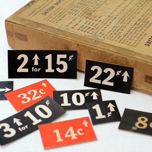 Antique Price Tags - Etsy