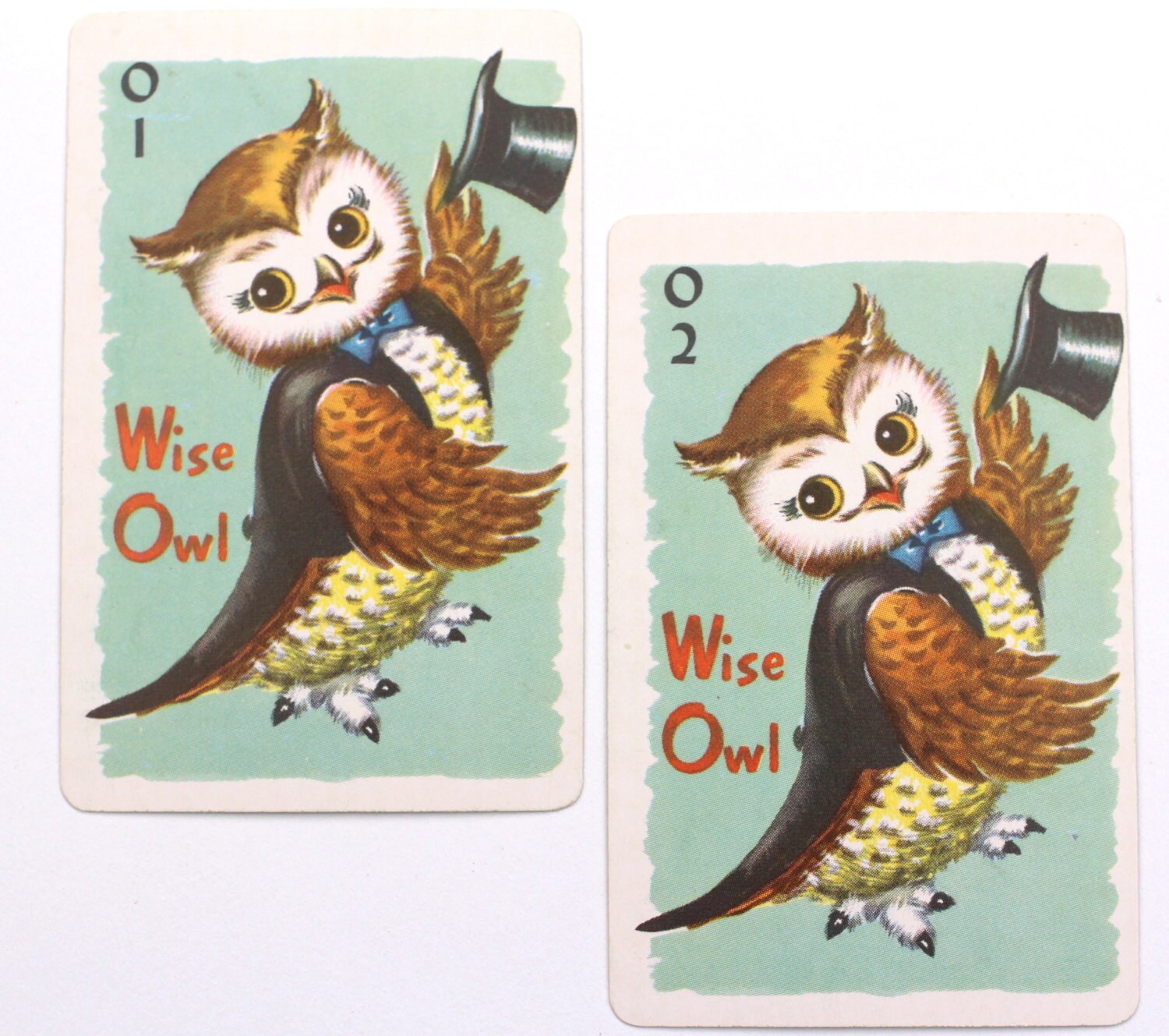 Vintage Owl Cards Paper Swap Cards Decor Print Picture - Etsy