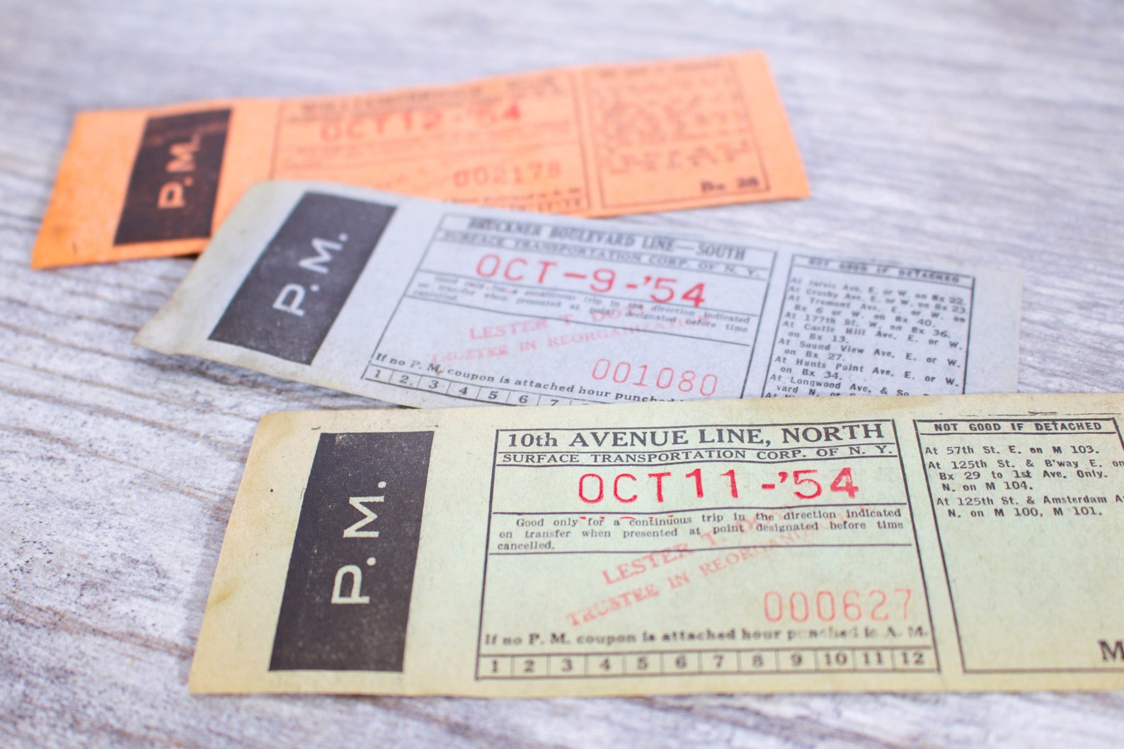 3 X Vintage Bus Tickets NYC New York NY Bruckner Williams - Etsy