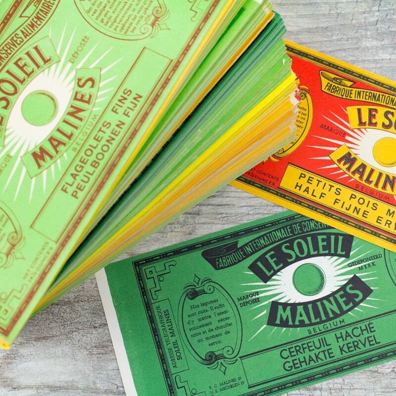 Vintage Can Labels - Etsy