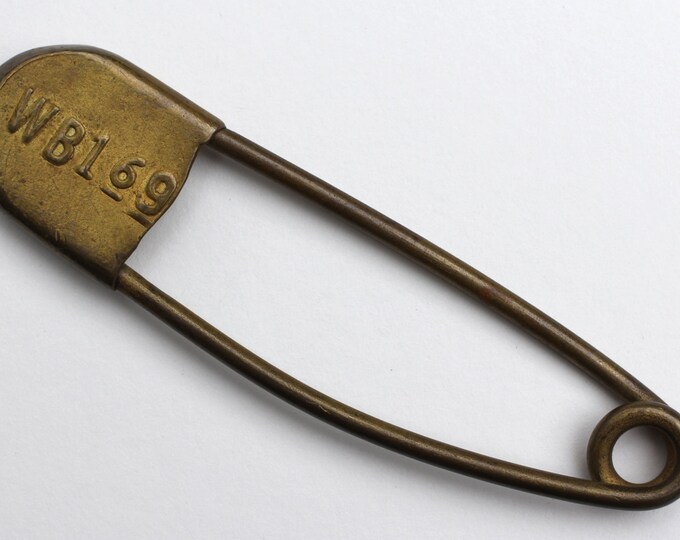 Vintage Brass Pin Laundry Embossed Key Tag Numbered Antique Vintage ...