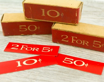 Antique Price Tags - Etsy