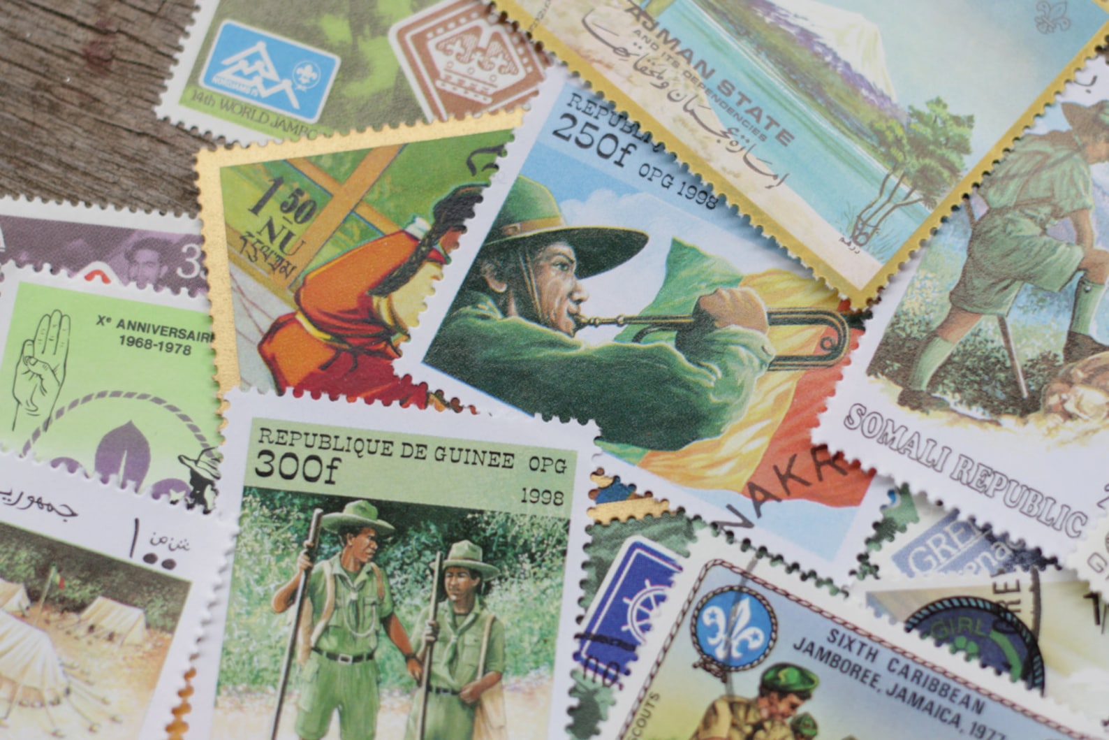 15 X Vintage Boy Scouts Postage Stamps BSA | Around the World | All ...
