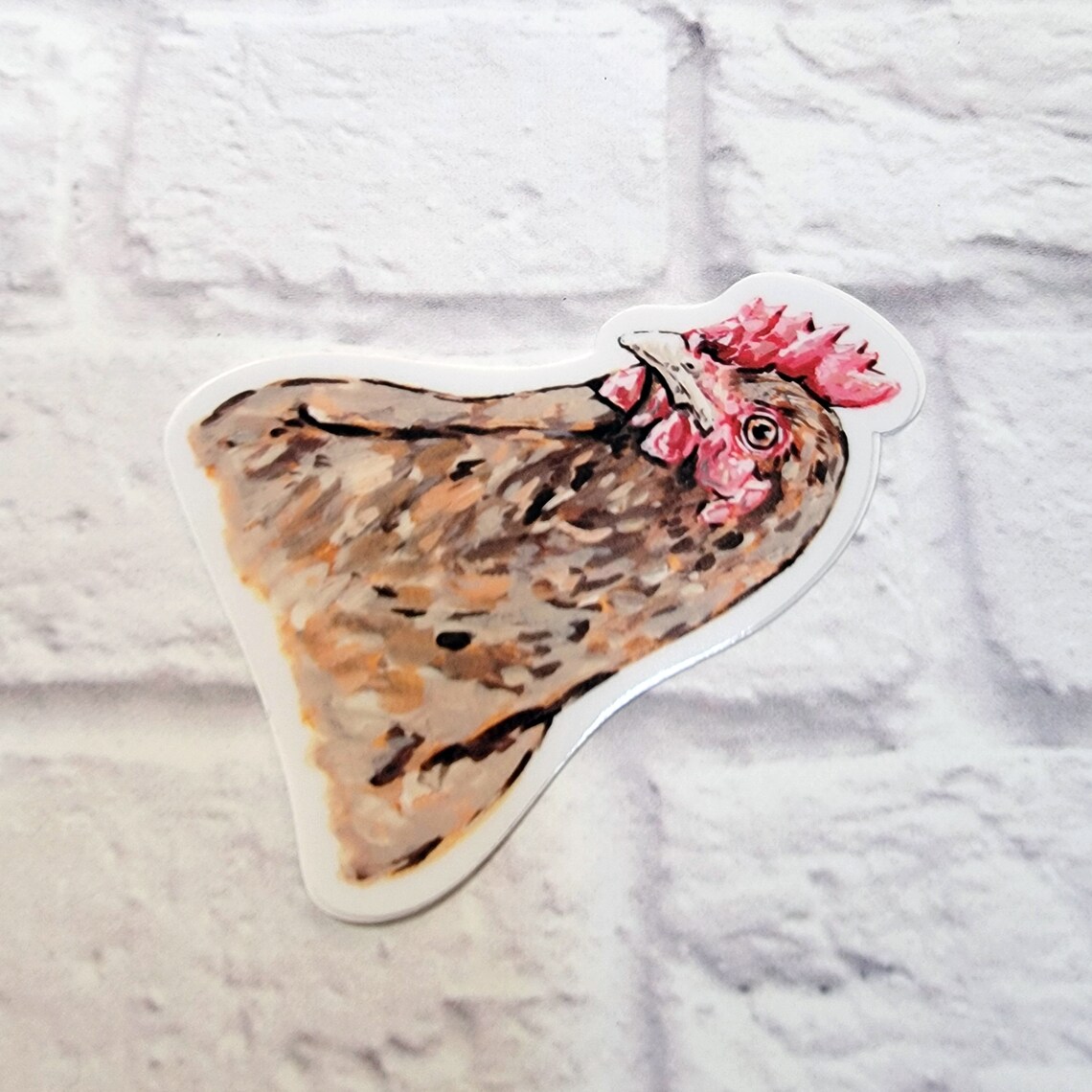 Chicken Vinyl Sticker Water Bottle Sticker Laptop Sticker - Etsy