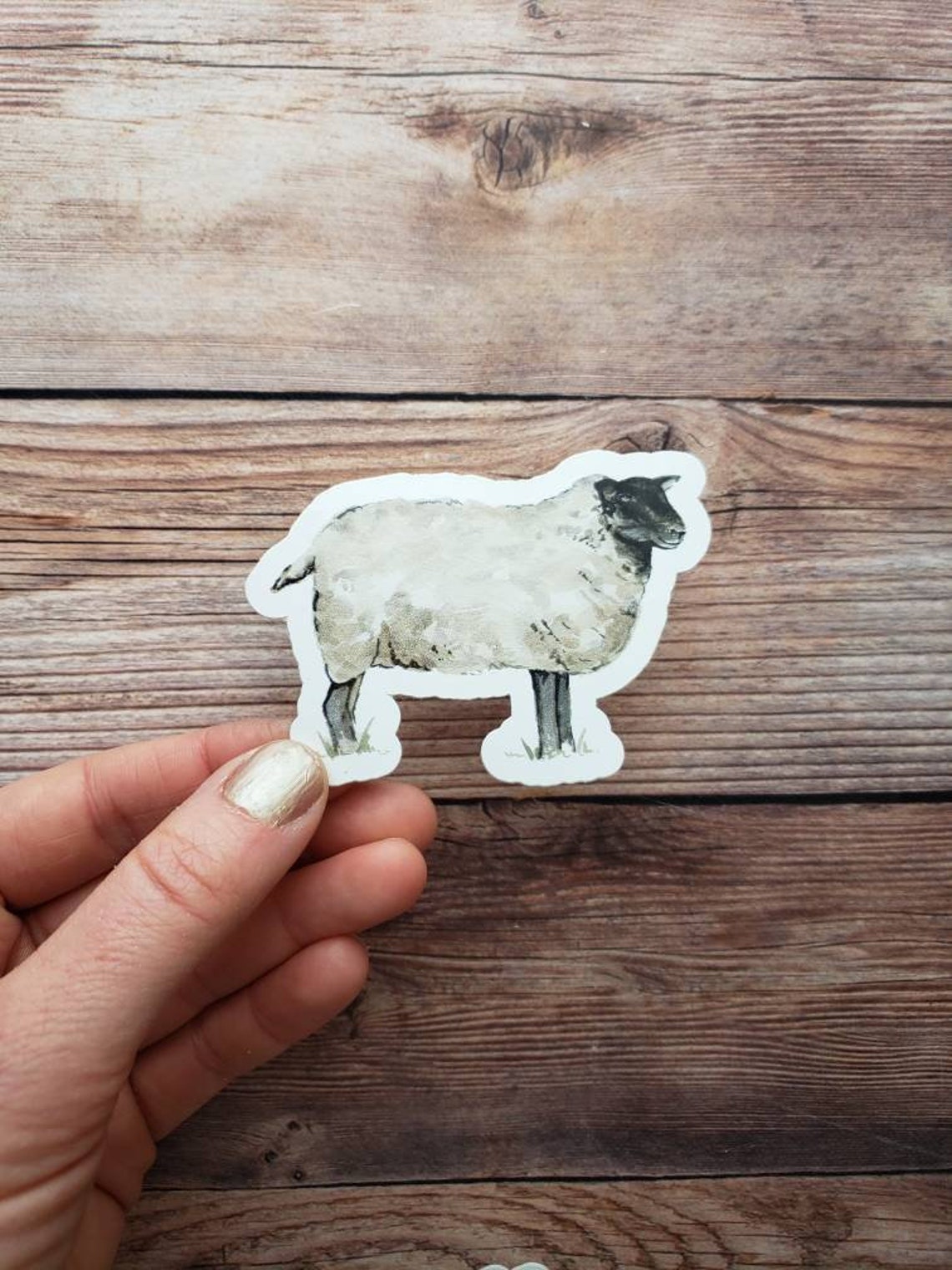 Sheep Vinyl Sticker Rustic Water Bottle Sticker Farmhouse | Etsy
