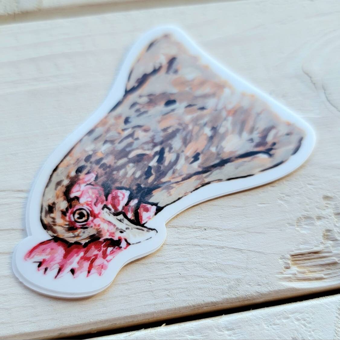 Chicken Vinyl Sticker Water Bottle Sticker Laptop Sticker - Etsy