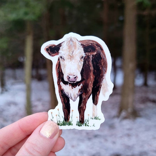 Cow Wreath Vinyl Truck Decal Sticker - Etsy