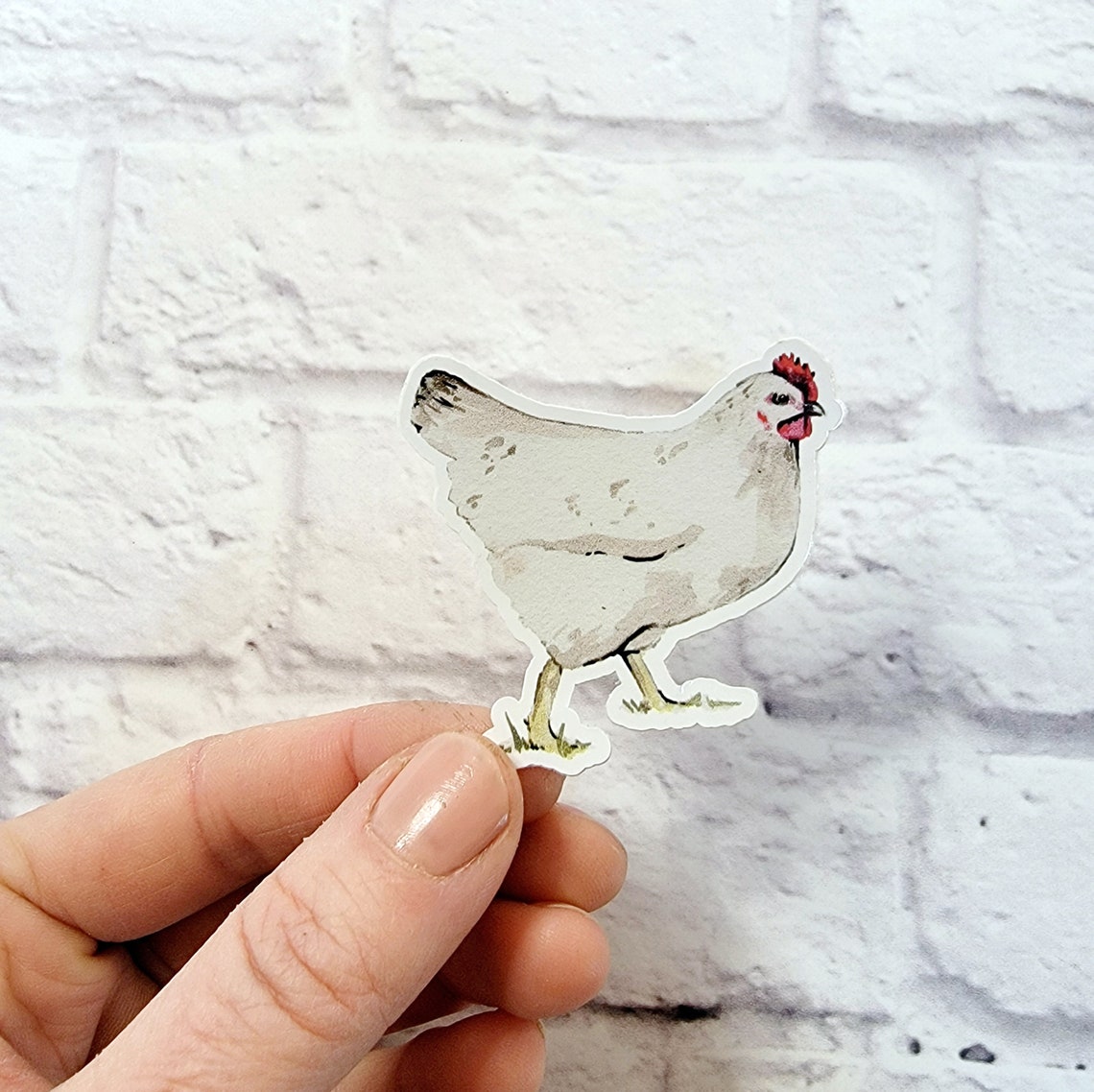 Chicken Vinyl Sticker Water Bottle Sticker Laptop Sticker | Etsy