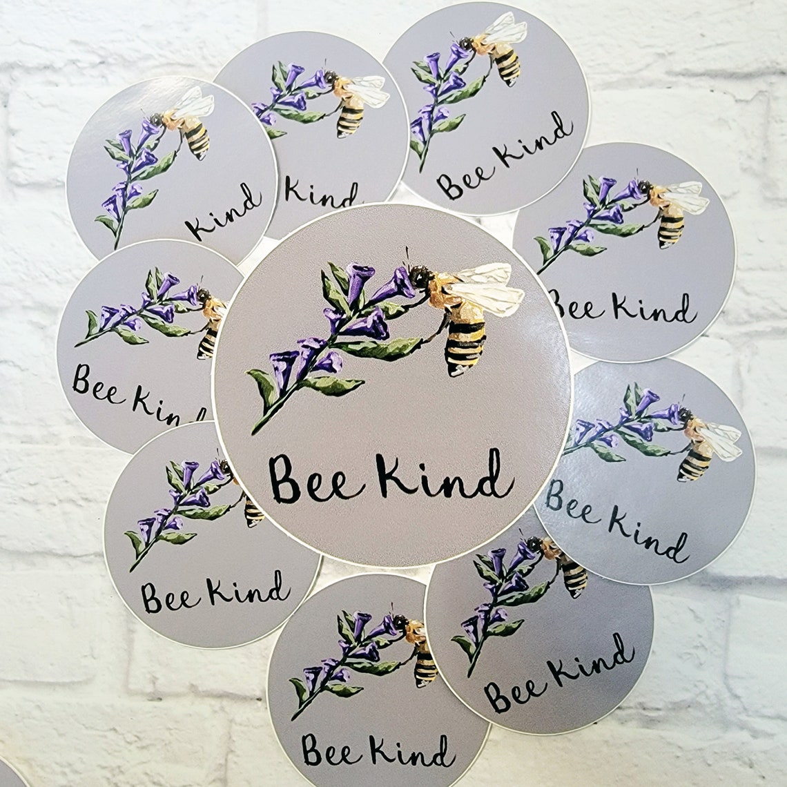 Bee Kind Vinyl Sticker Honey Bee Water Bottle Sticker Laptop - Etsy