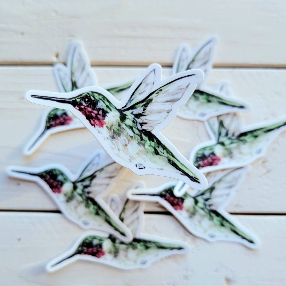 Hummingbird Sticker Vinyl Bird Sticker Laptop Sticker - Etsy