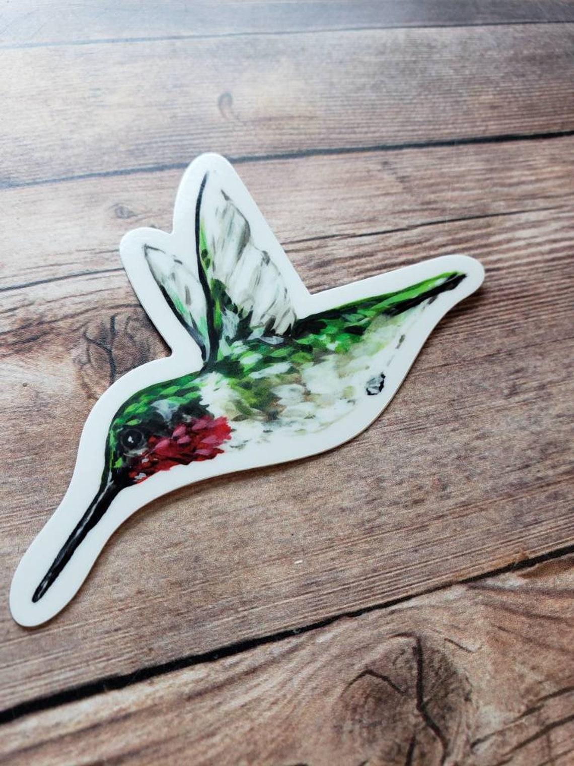 Hummingbird Sticker Vinyl Bird Sticker Laptop Sticker | Etsy
