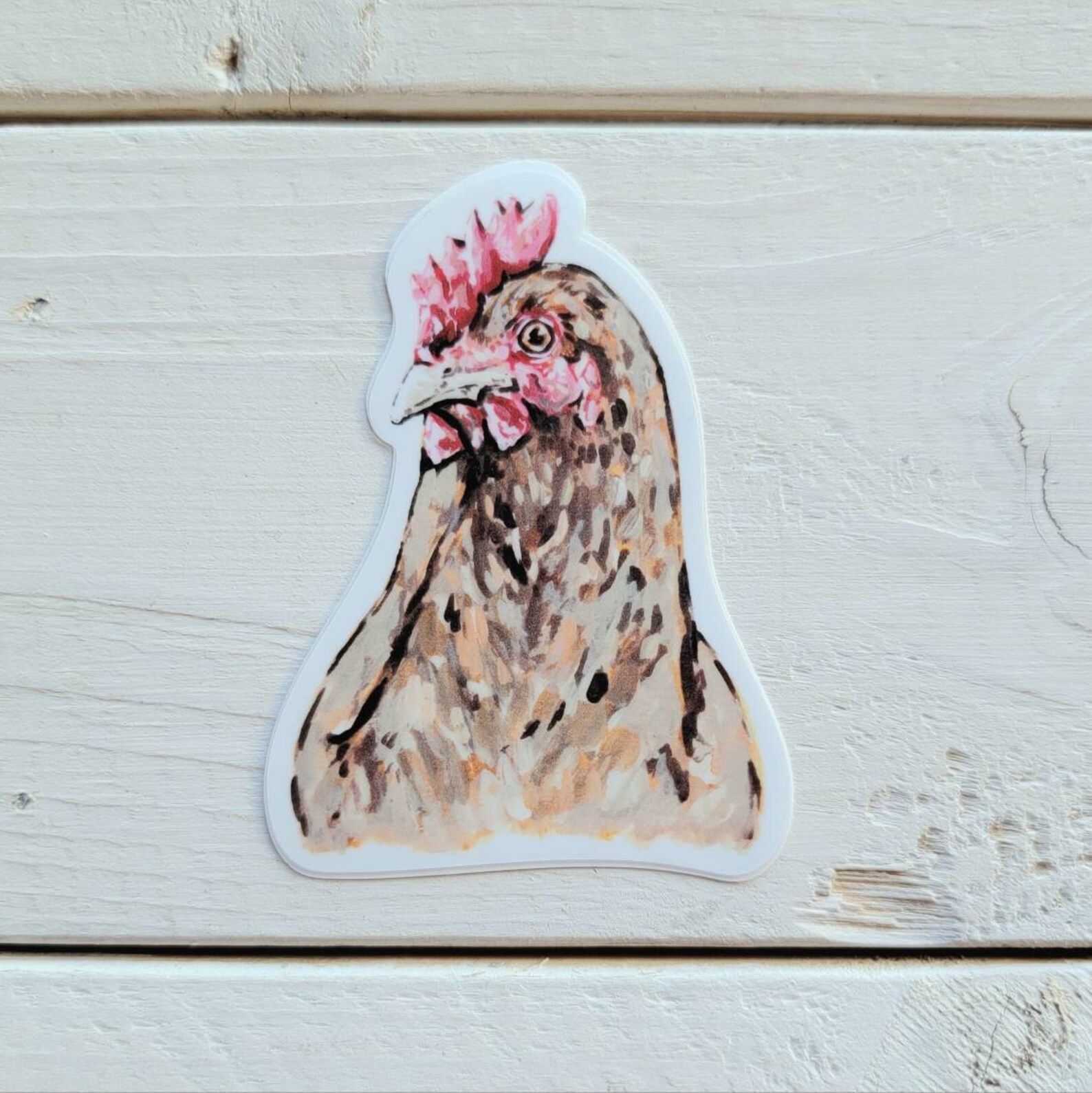 Chicken Vinyl Sticker Water Bottle Sticker Laptop Sticker - Etsy