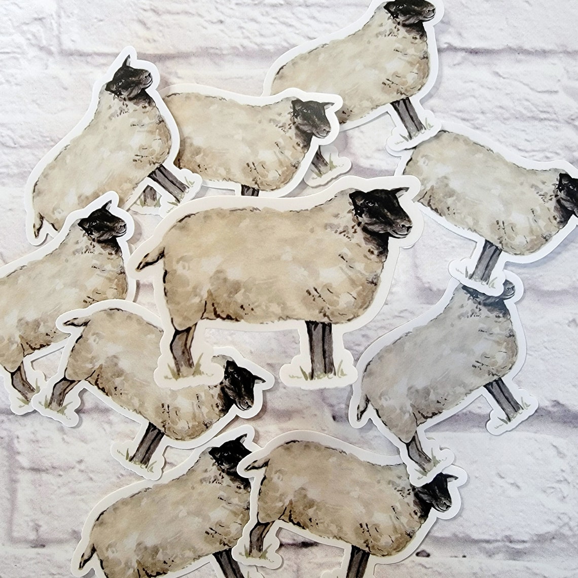 Sheep Vinyl Sticker Rustic Water Bottle Sticker Farmhouse - Etsy