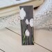 Floral Grey Tulip Bookmark, Rustic White Flower Bookmark, Pretty ...