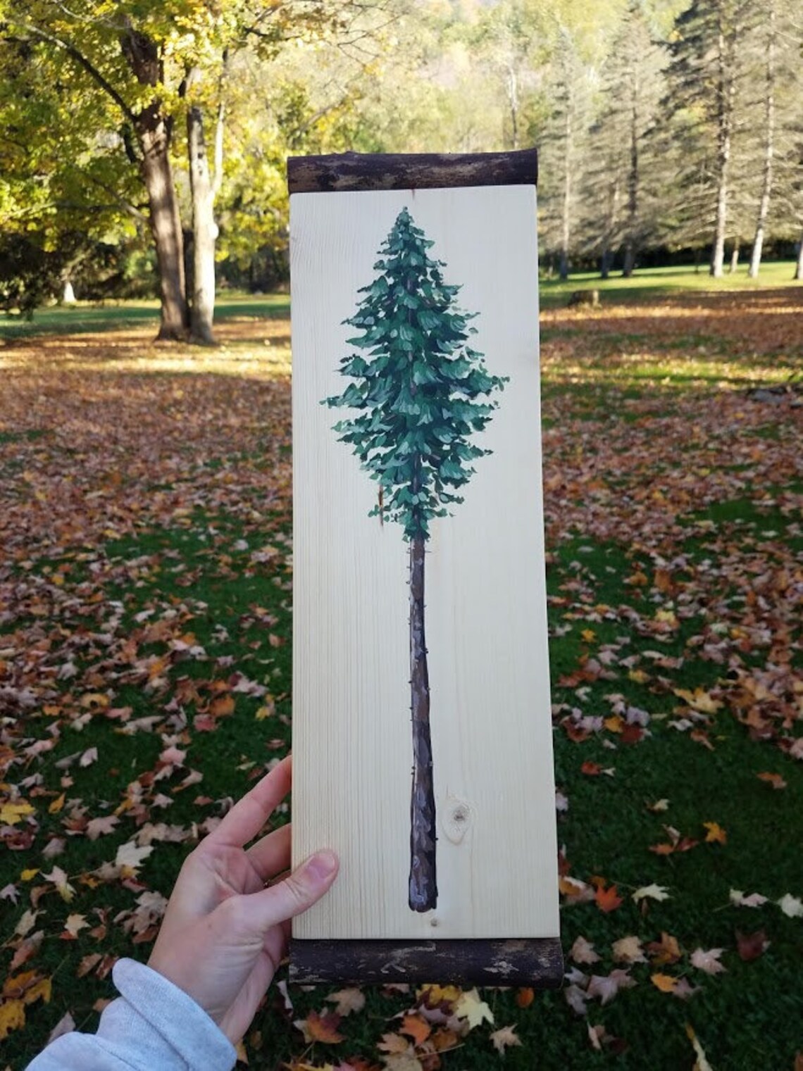 Pine Tree Art Print Rustic Forest Woodland Art Forest - Etsy