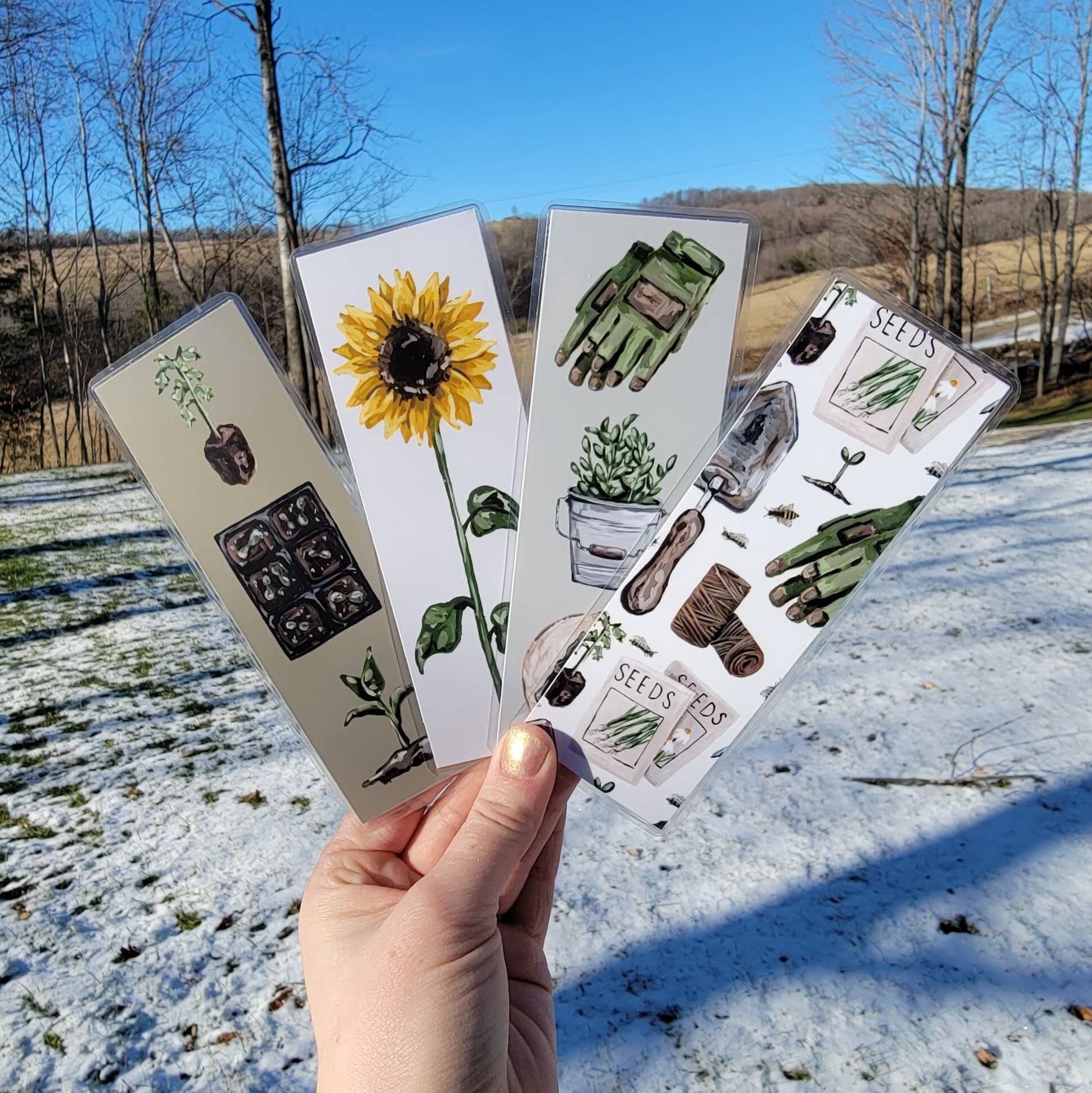 Gardening Love Bookmark Rustic Garden Bookmark Nature - Etsy