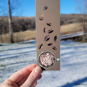 Coffee Lovers Bookmarks Set of Four, Coffee Lover, Barista Gift, Latte ...
