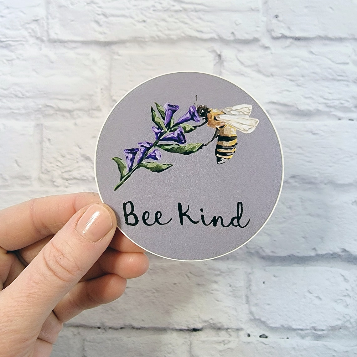 Bee Kind Vinyl Sticker Honey Bee Water Bottle Sticker Laptop - Etsy
